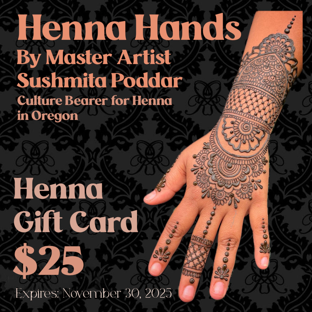 $25 Henna Gift Card ~ Salon Amrapali – Shop Amrapali
