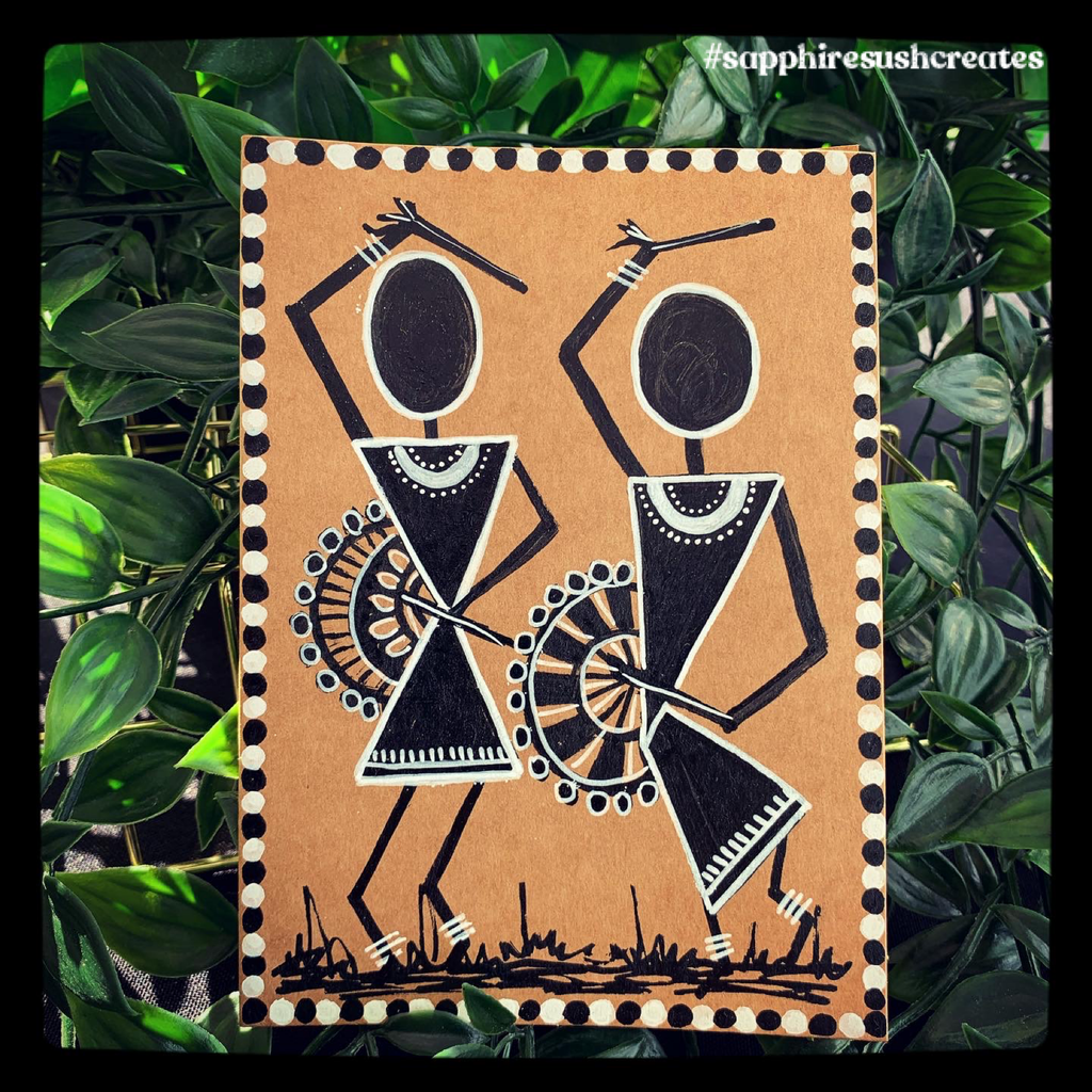 Warli Painting On Canvas